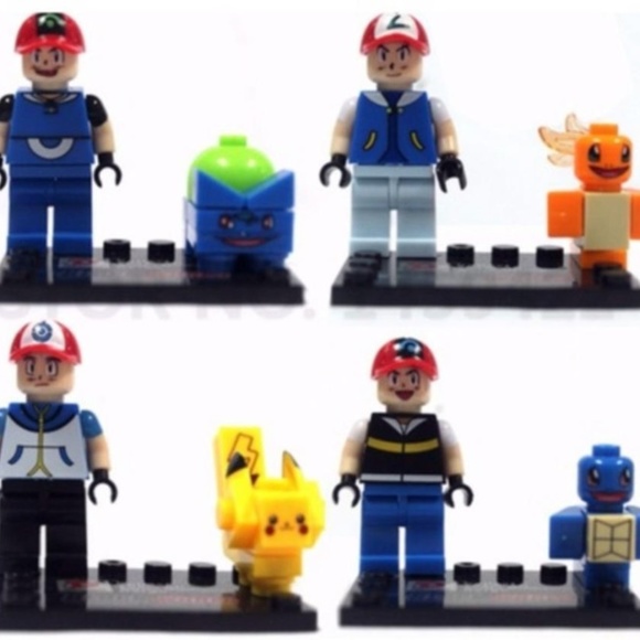 Blockworld | Other | Pokemon 8 Figure Building Blocks Set Pikachu ...